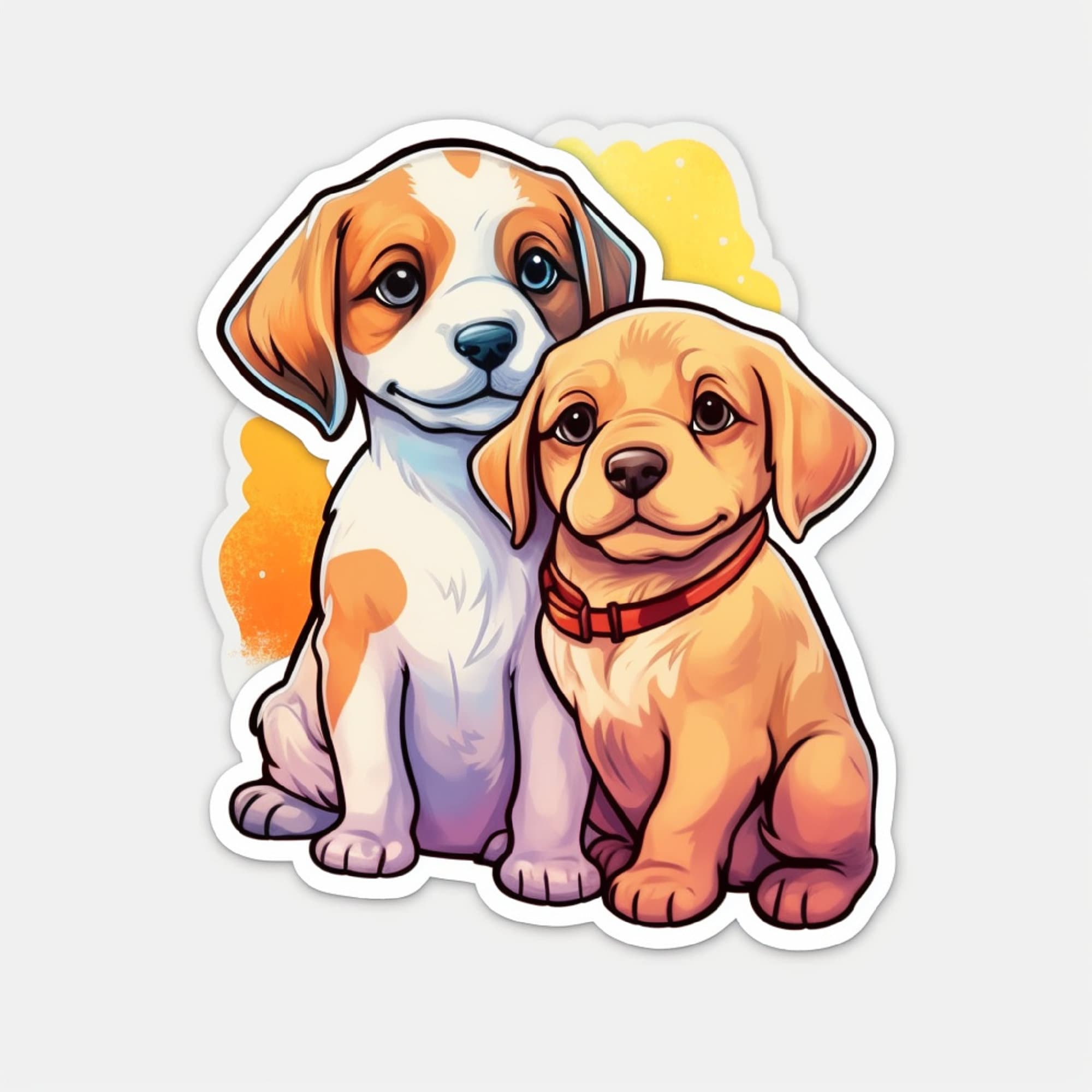 Puppies Sticker - Etsy