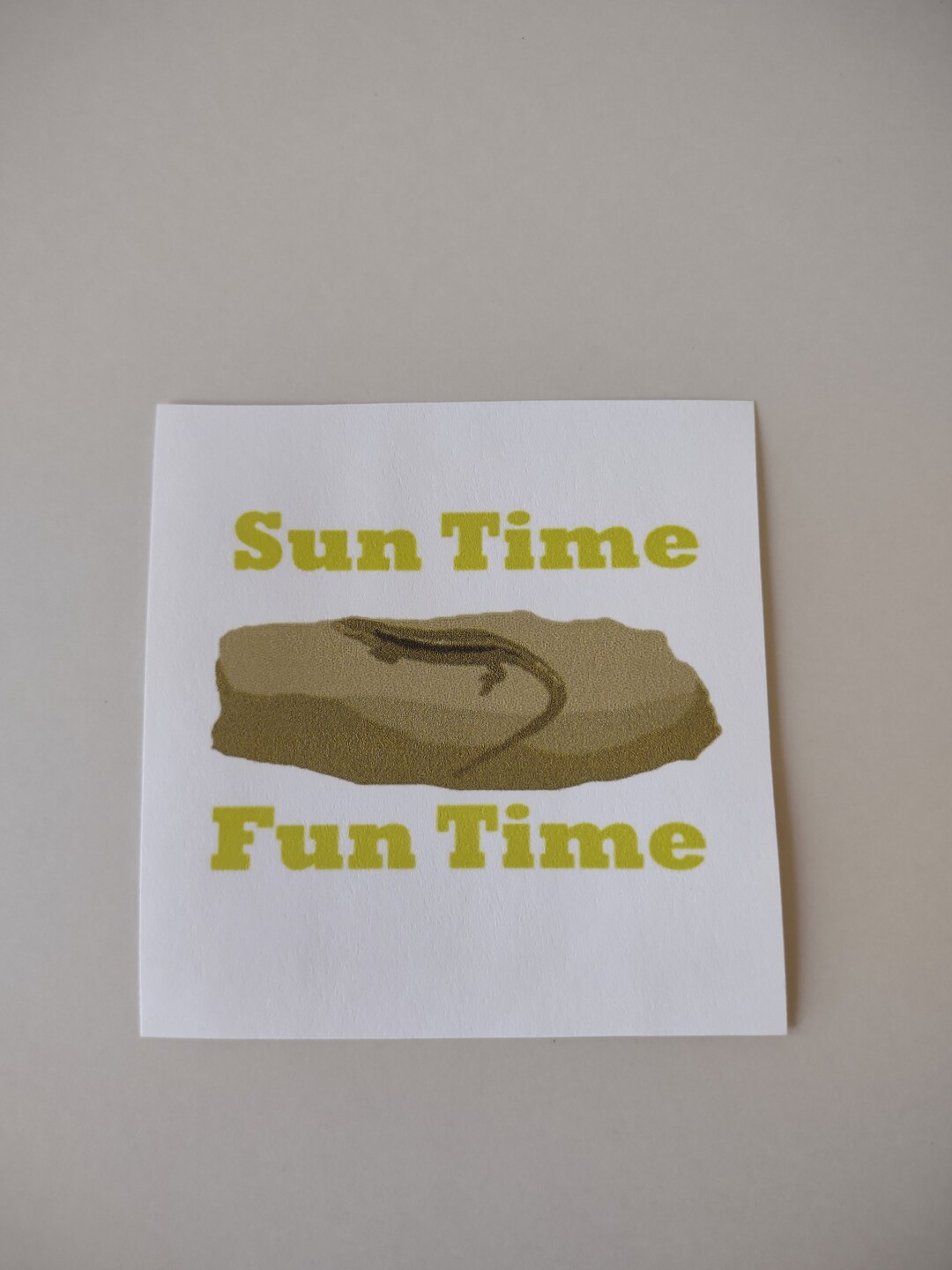 Lizard Sticker Matte Sticker - Etsy