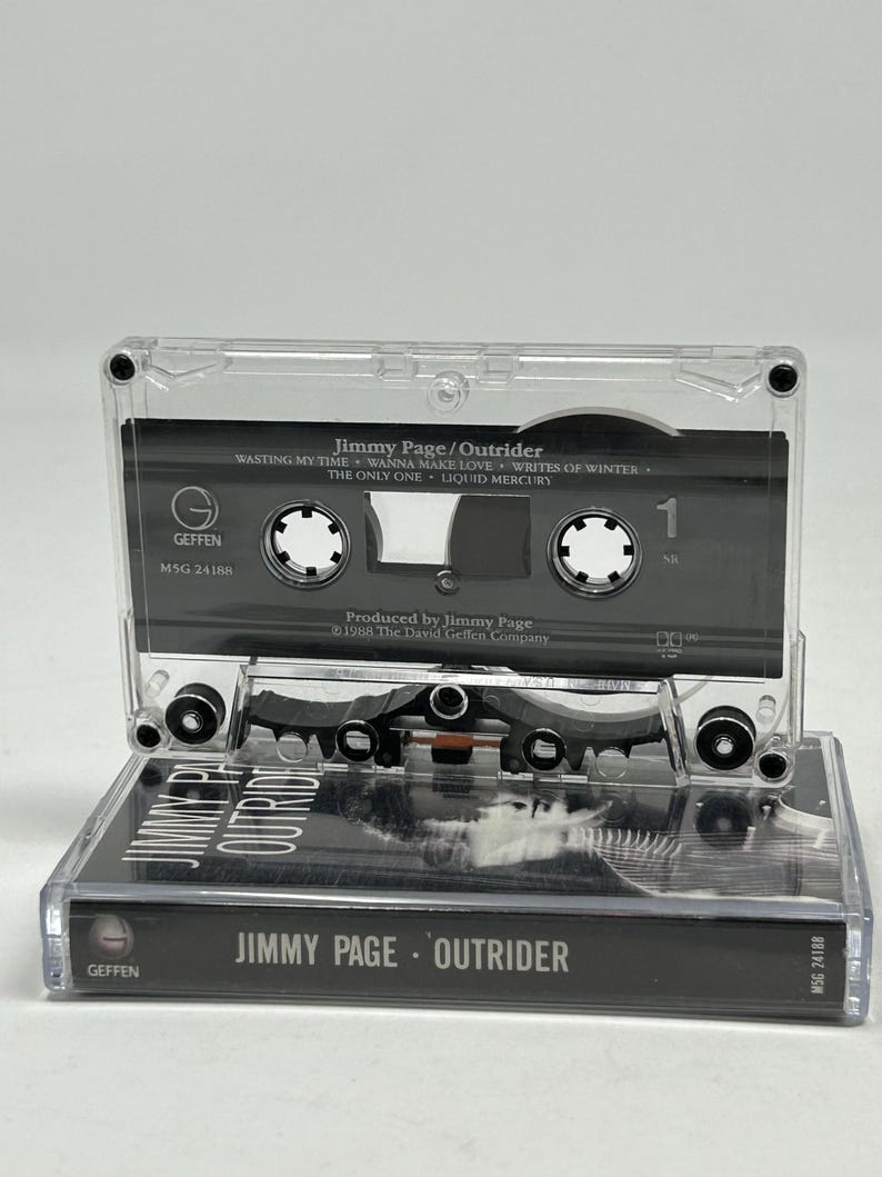 Jimmy Page Outrider Vintage Cassette Tape With New Case - Etsy