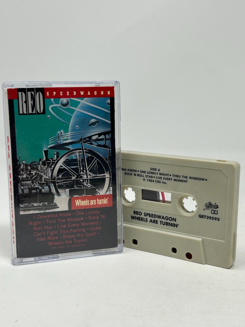 REO Speedwagon Wheels Are Turnin' Vintage Cassette Tape With New Case ...
