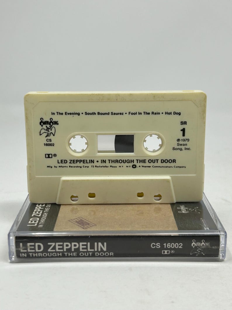 Led Zeppelin in Through the Out Door Vintage Cassette Tape With New ...