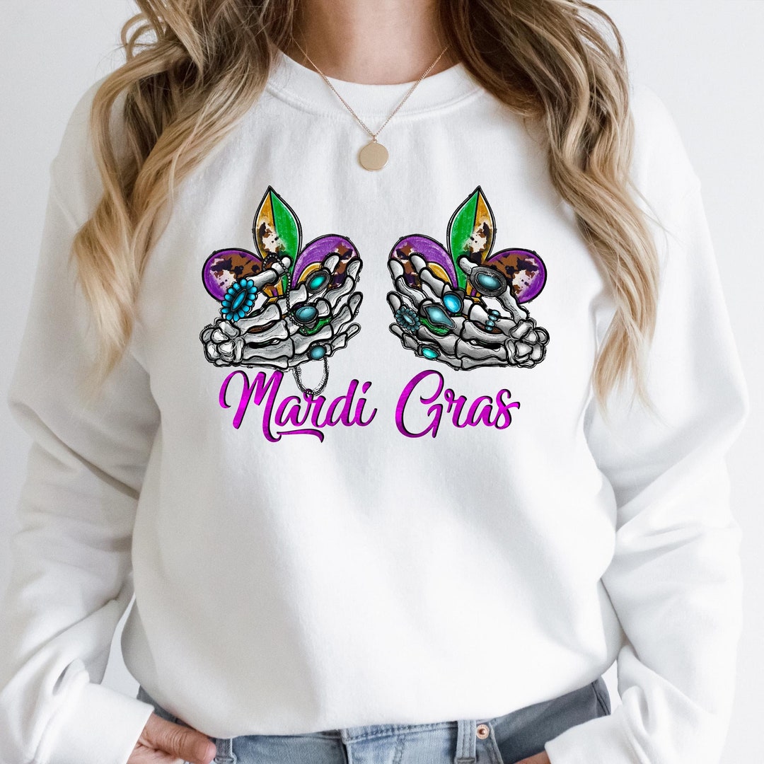 Mardi Gras Shirt, Fat Tuesday Shirt, Flower De Luce Shirt Adult Mardi ...