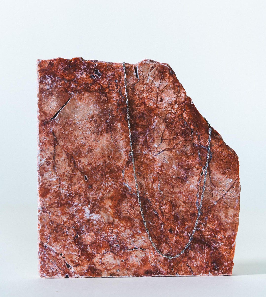 Pink Marble Slab, Marble Coffee Table Display, Offcut Natural Stone ...