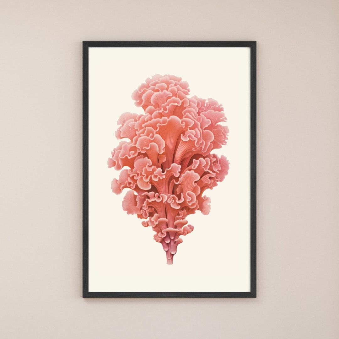 Coral Print Printable Poster Digital Download High - Etsy
