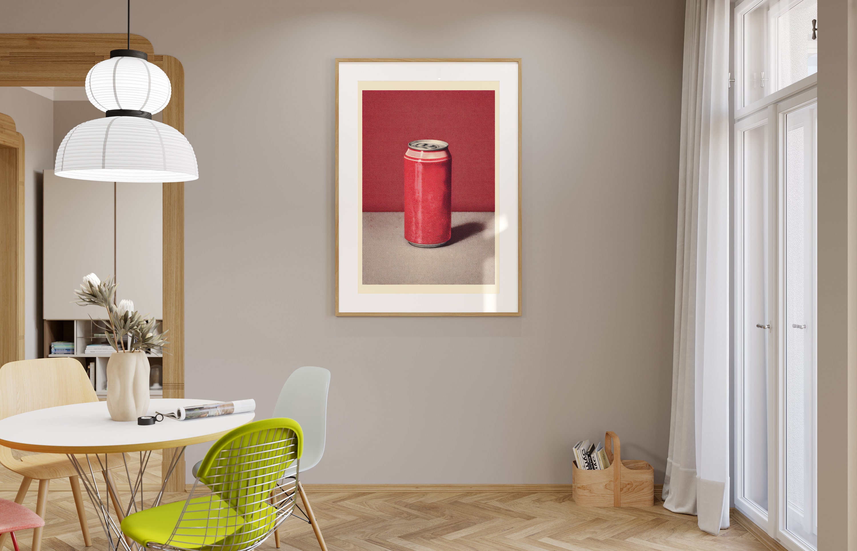 Red Soda Can Print Printable Poster Digital Download High - Etsy