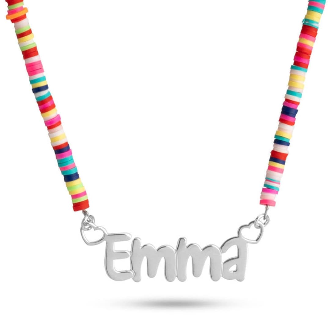 Little Girl Name Necklace Kids Jewelry Personalized Name Necklace for ...