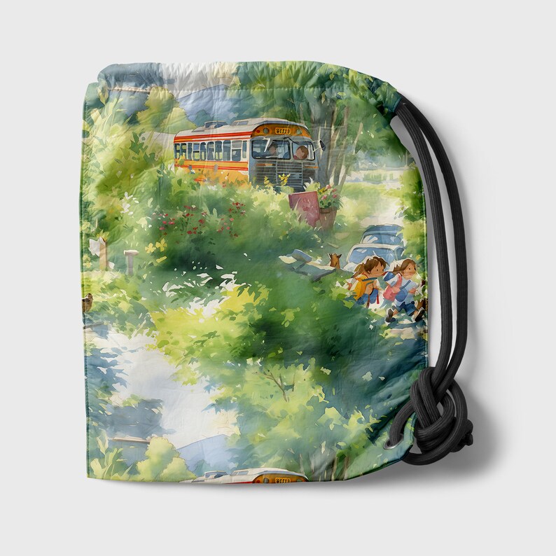 Back-to-school Bus-themed Seamless Patterns: Academic Motifs for ...