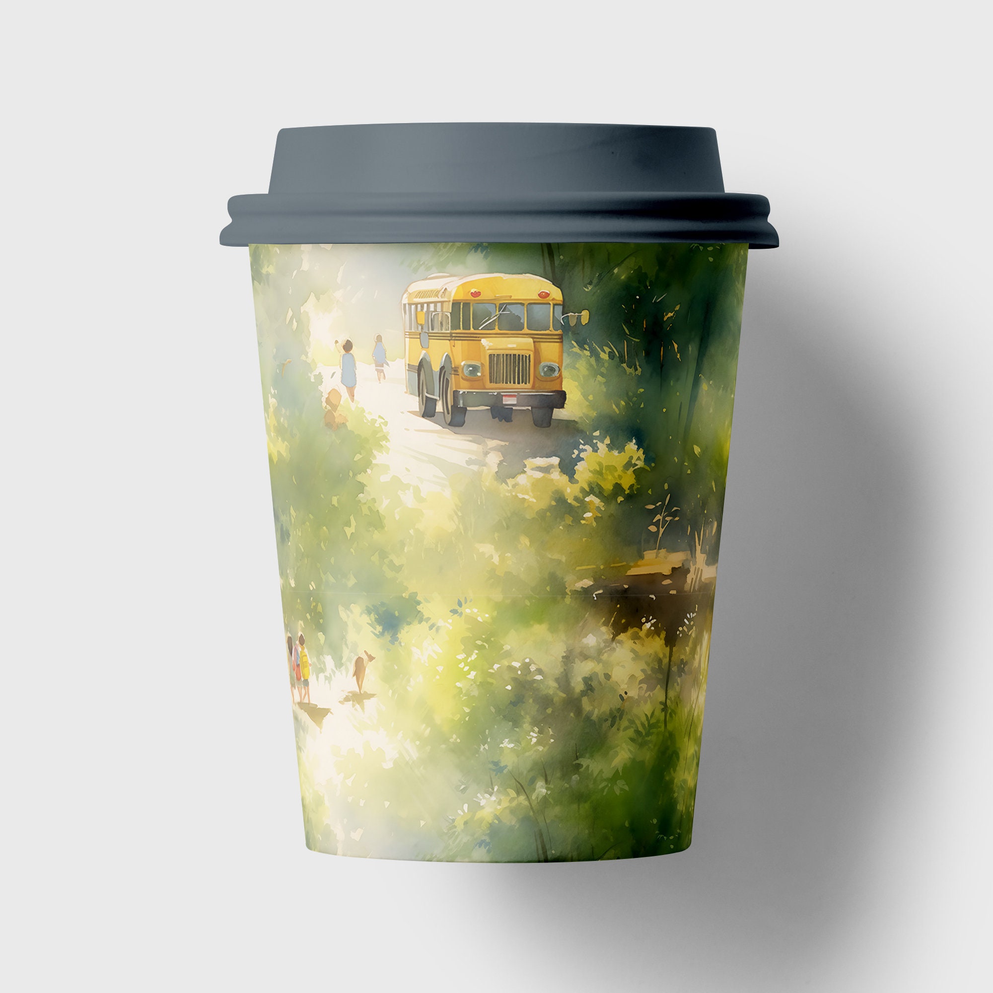 Back-to-school Bus-themed Seamless Patterns: Academic Motifs for ...