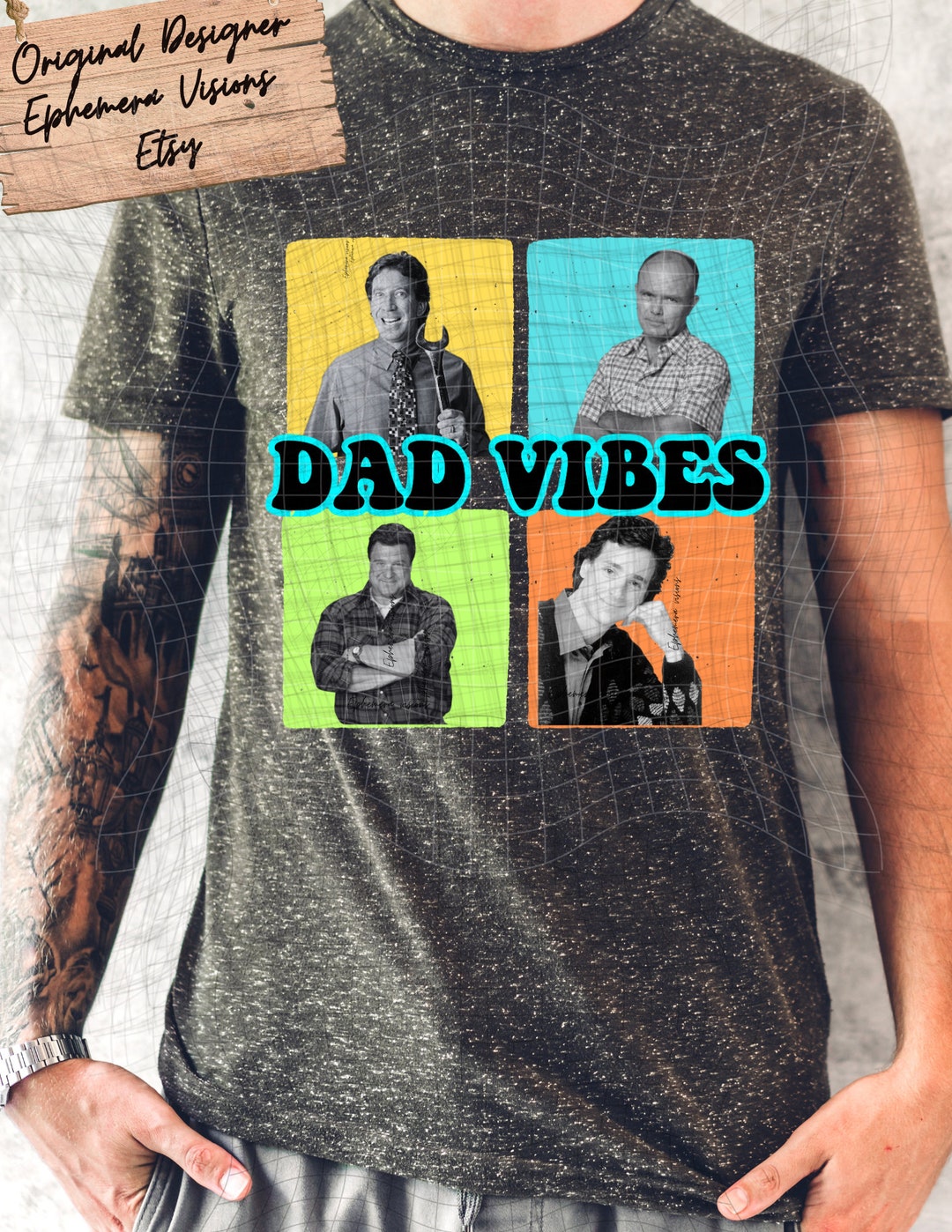 90’s DAD Vibes Sublimation Digital Download PNG Retro, Funny, Men New ...