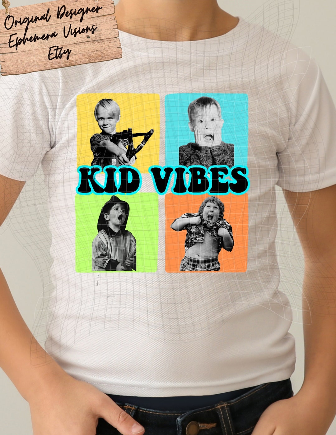 Kid Vibes, Wild Child, Boys, Mom Vibes PNG Funny Kids Shirt, Retro, 90s ...