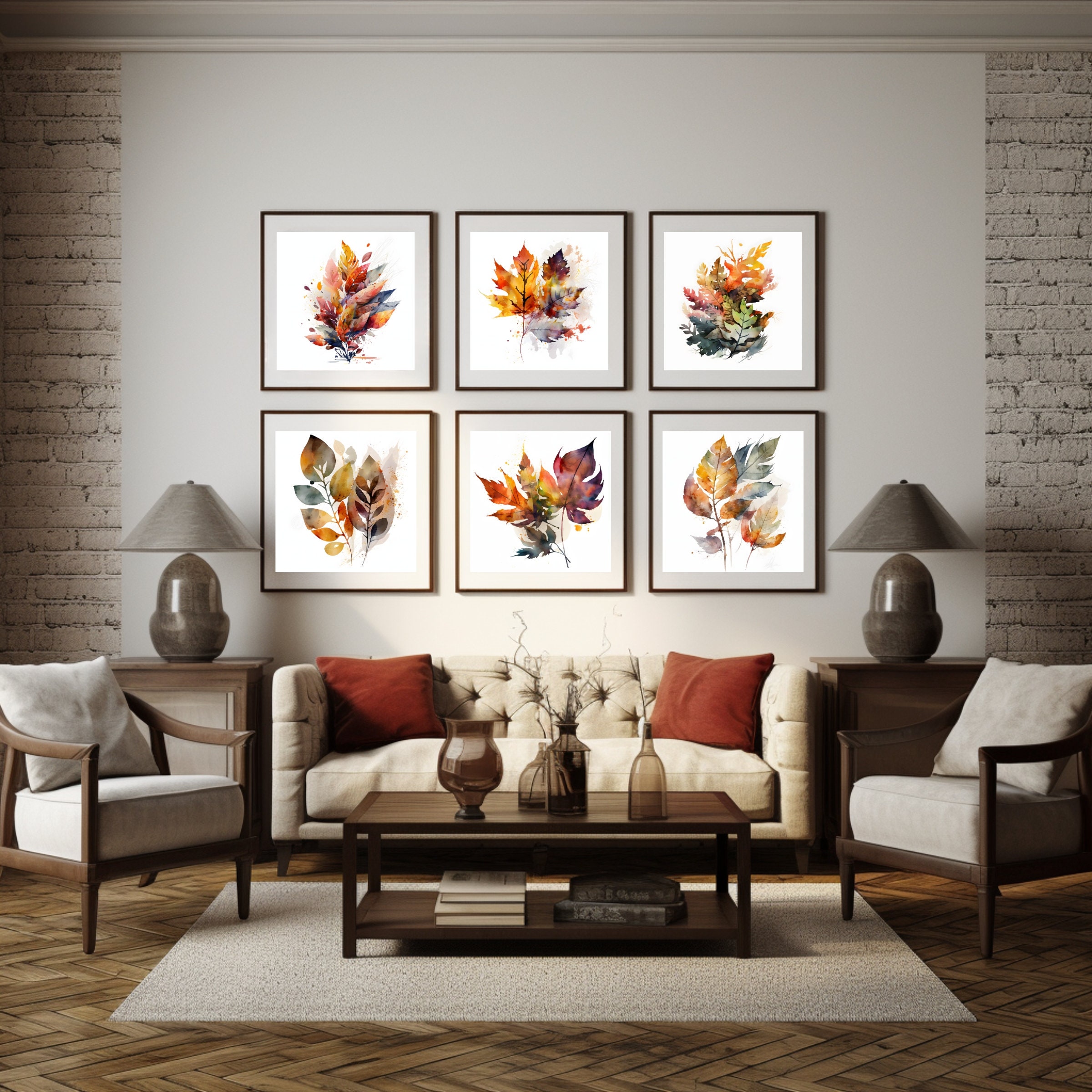 Watercolor Fall Leaves Clipart, Autumn Clipart, Fall Clipart ...