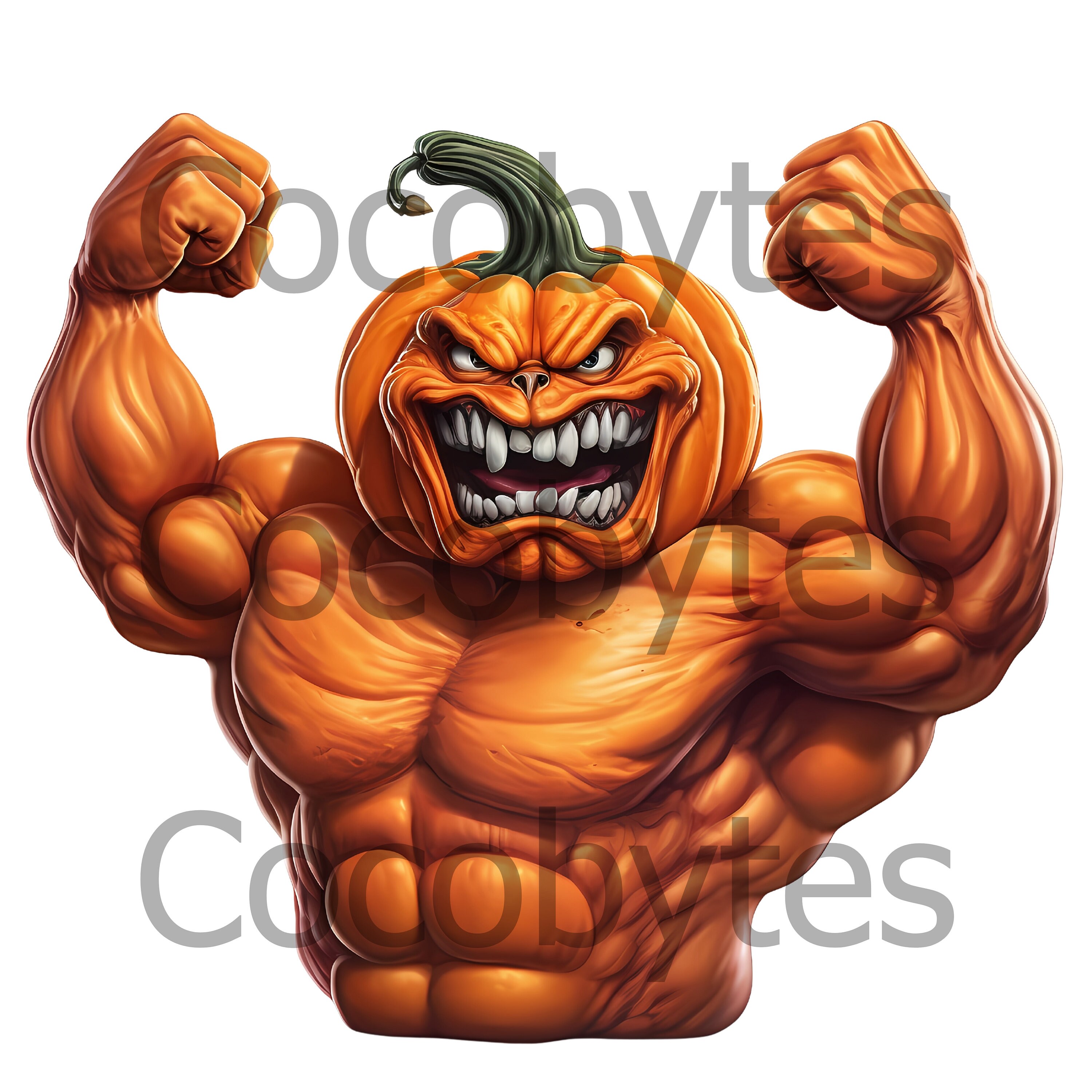 Pump Kin PNG, Lifting Pumpkin PNG, Funny Halloween PNG, Commercial Use ...