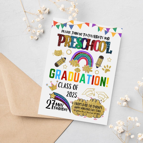 Daycare Graduation Invitation - Etsy