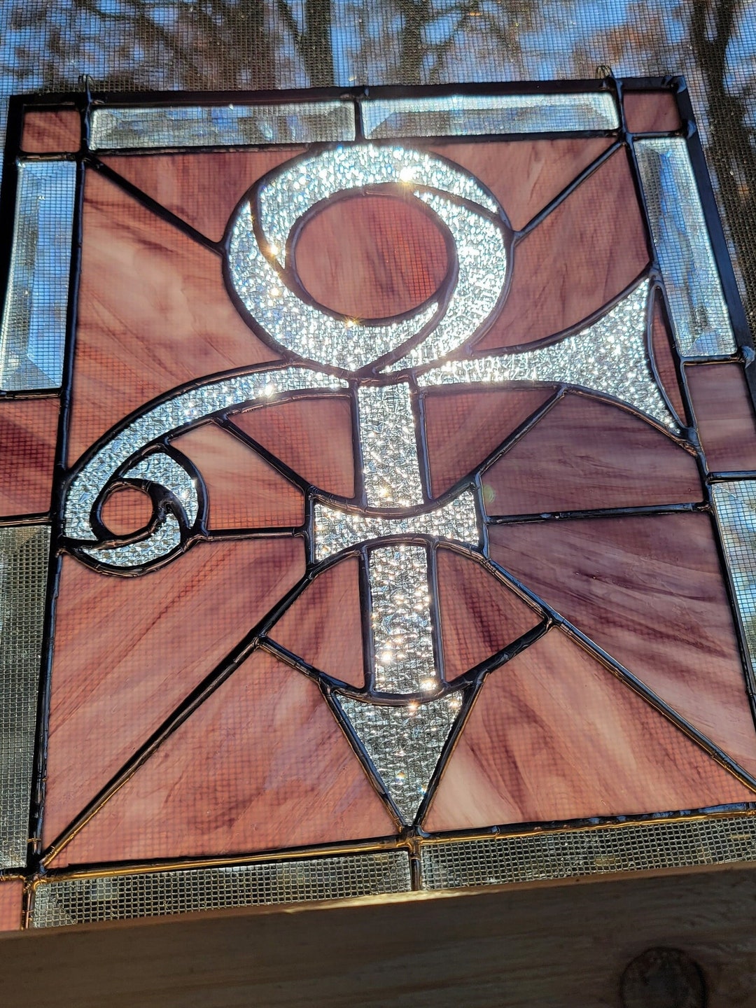 Prince Love Sign Stained Glass Suncatcher multiple Options - Etsy