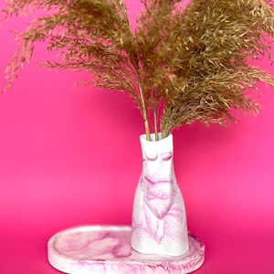 Abstract Female Body Vase for Dry Dried Flowers, Nordic Minimalist ...