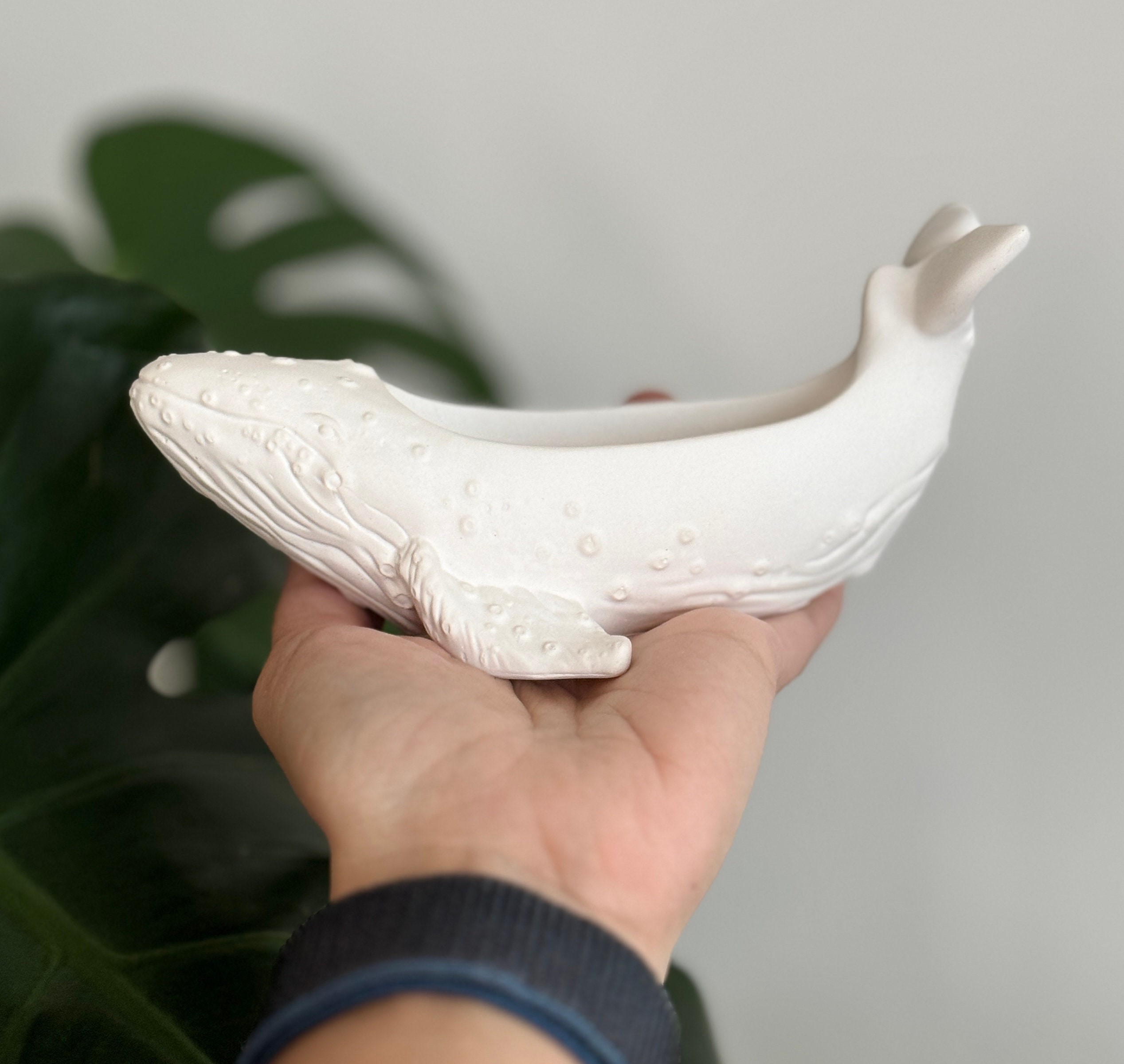 Blue Whale Bowl With Scented Soy Wax Candle, Exclusive Creative Summer ...