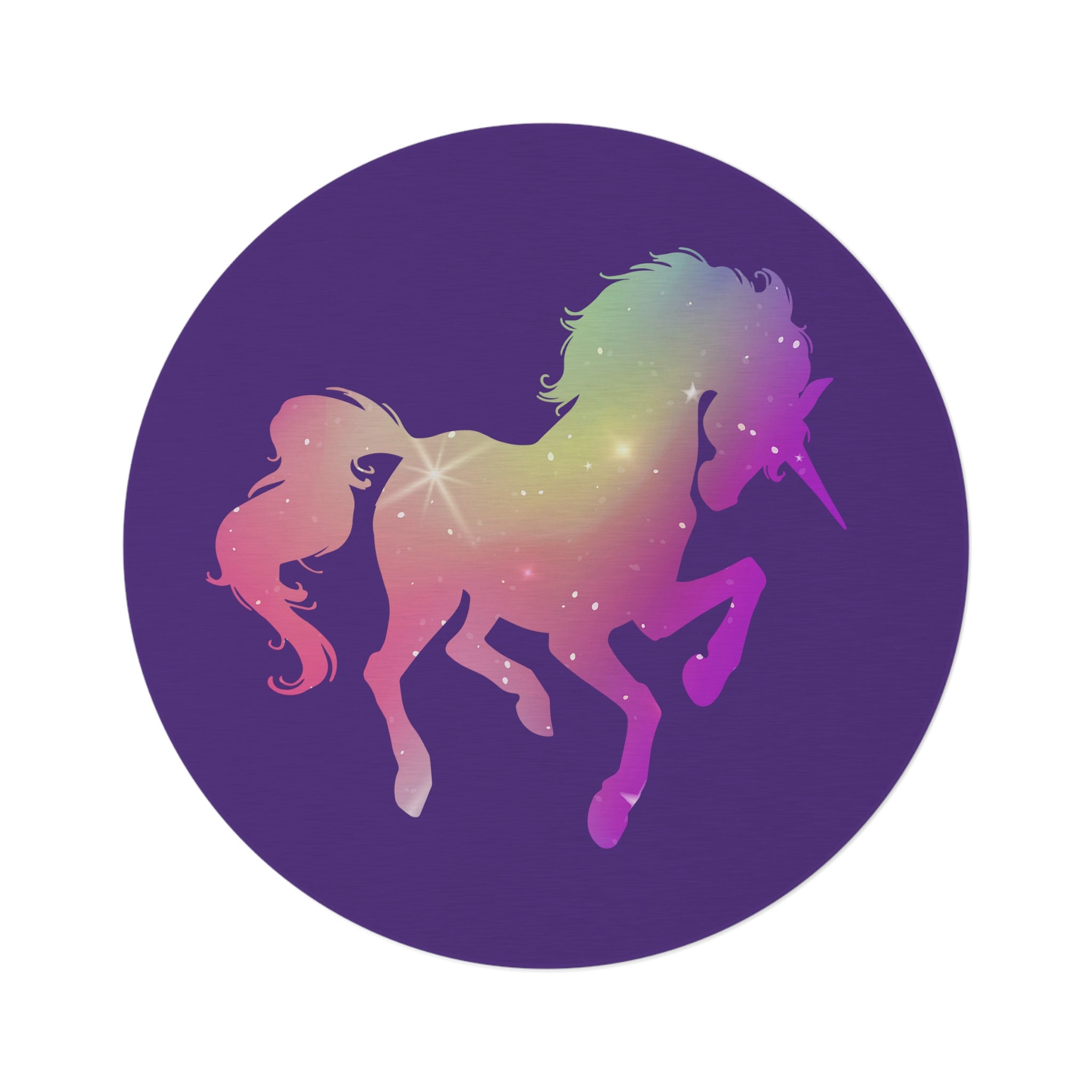Unicorn Circle Rug - Etsy