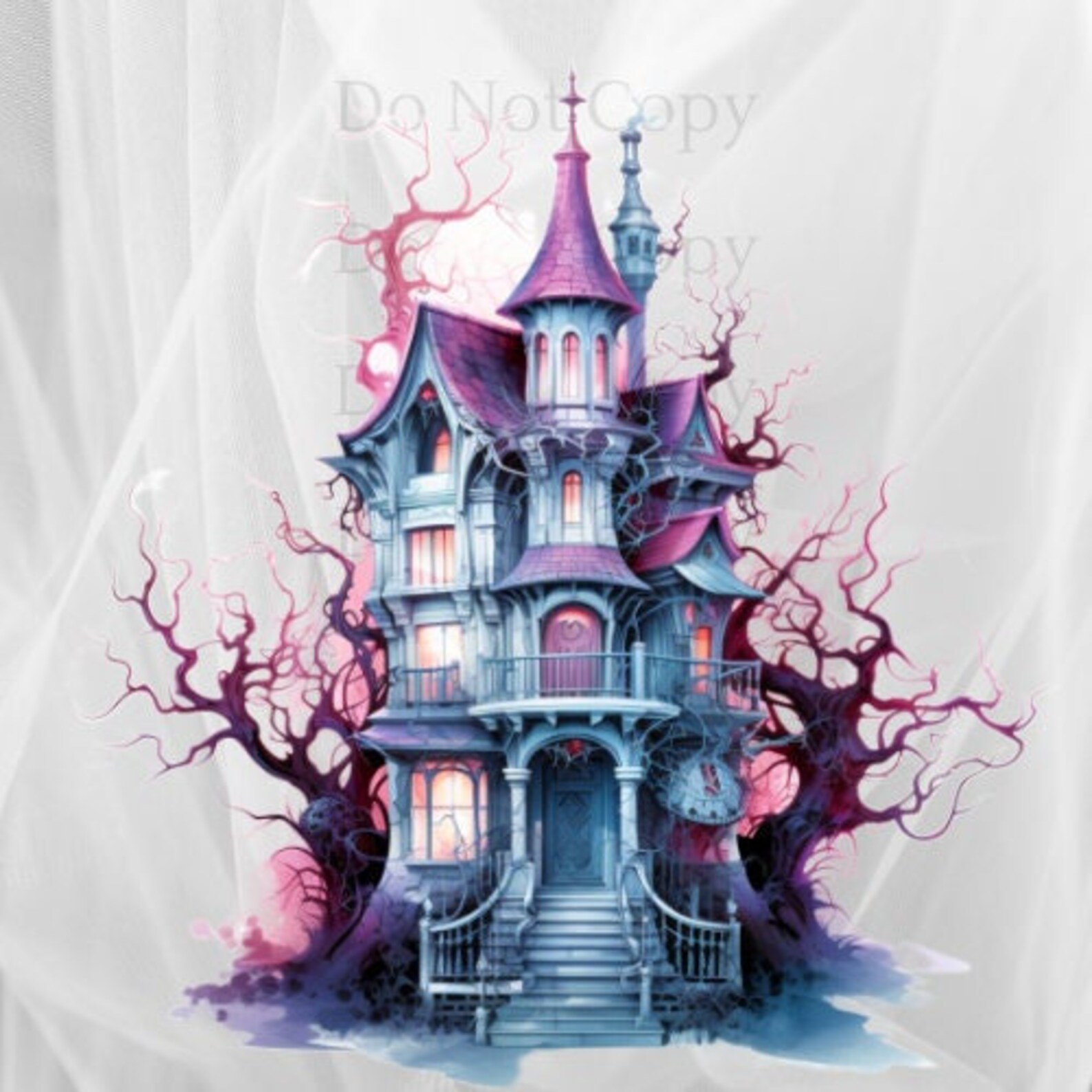 Halloween Haunted House Clipart PNG Set, 16 Halloween Clip Art ...