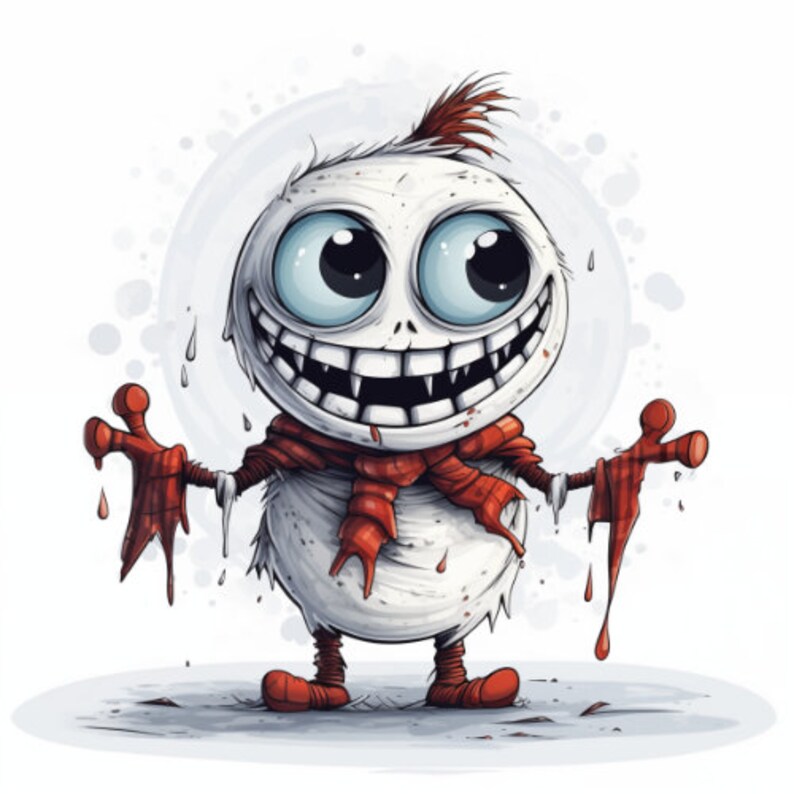 Snowman Clipart, 3 High Quality PNG, Digital Download, Card Making ...