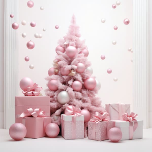 Pastel Christmas Backdrop - Etsy