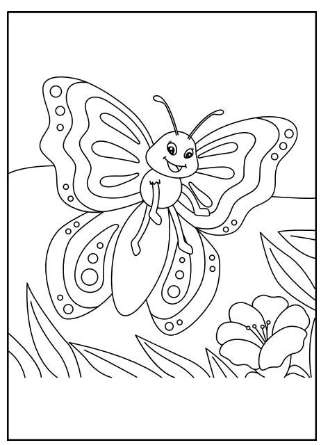 39 Animal Printable Coloring Pages Kids Age 4-8 | Happy Animals | Kids ...