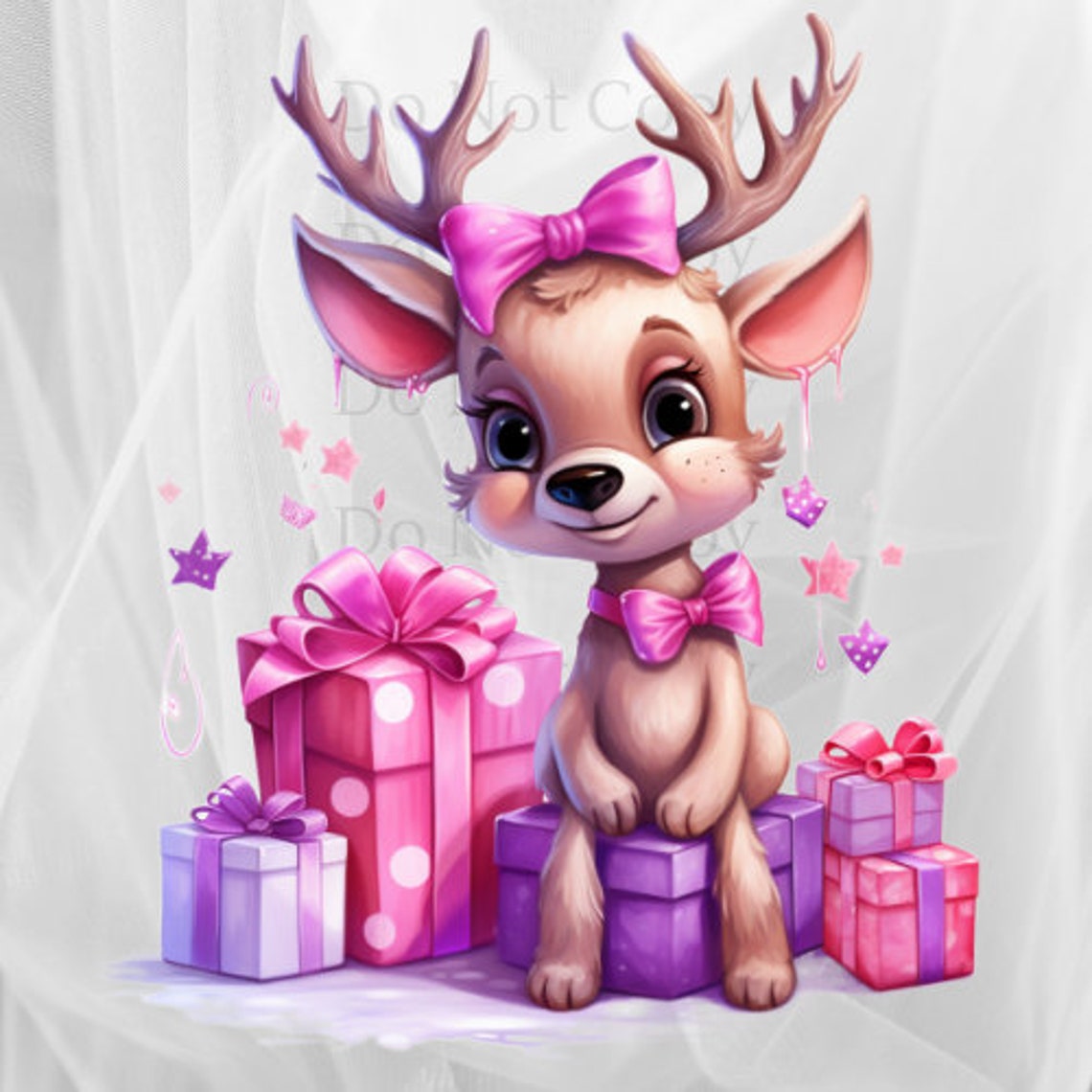 Reindeer Clipart, 8 High Quality PNG, Digital Download, Baby Reindeer ...