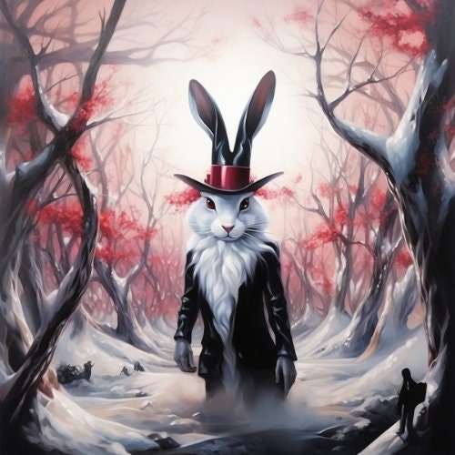 Easter Bunny Clipart, 8 High Quality PNG, Mad Hatter Digital Download ...