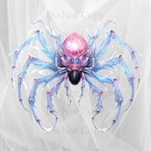 Halloween Spider Clipart PNG Set, 16 Halloween Clipart, Commercial Use ...