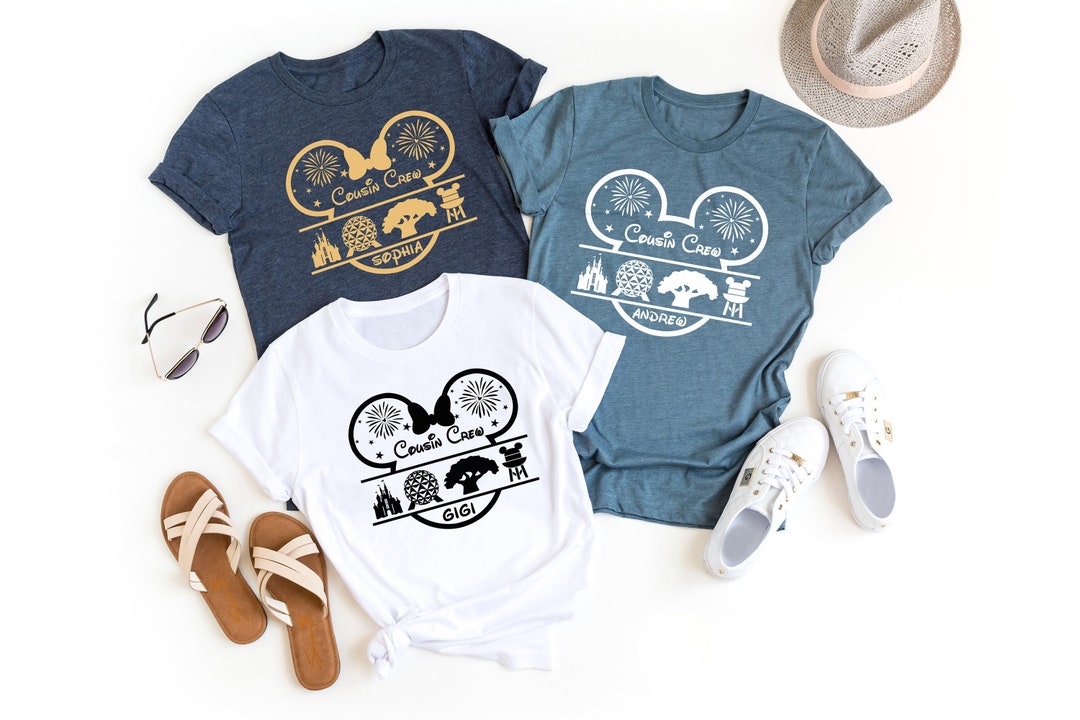 Custom Disney Trip 2025 Shirt, Disneyland Family Shirt, Disney Squad Tshirt, Minnie and Mickey ...