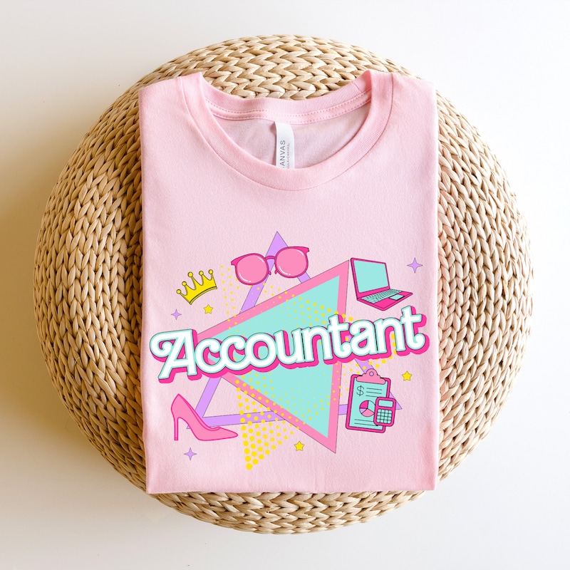 Pink Accountant Shirt - Etsy