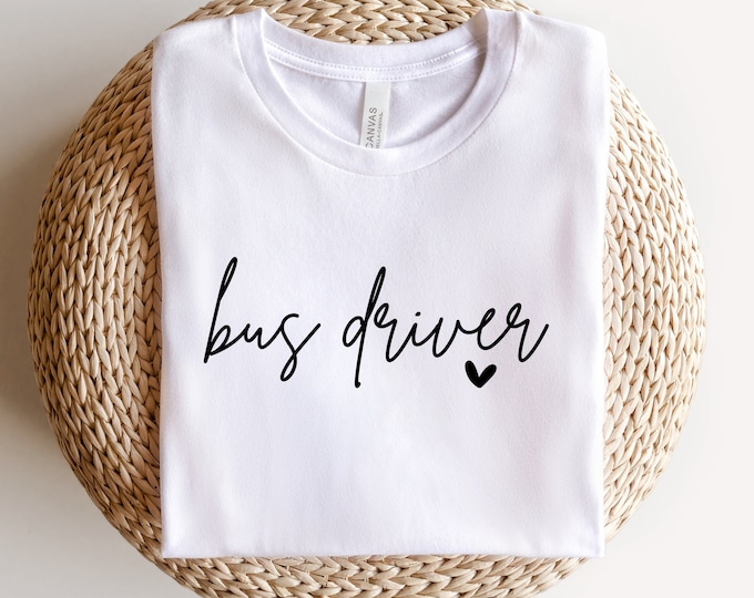 Custom School Bus Shirt, Personalization Transportation Shirt, First ...