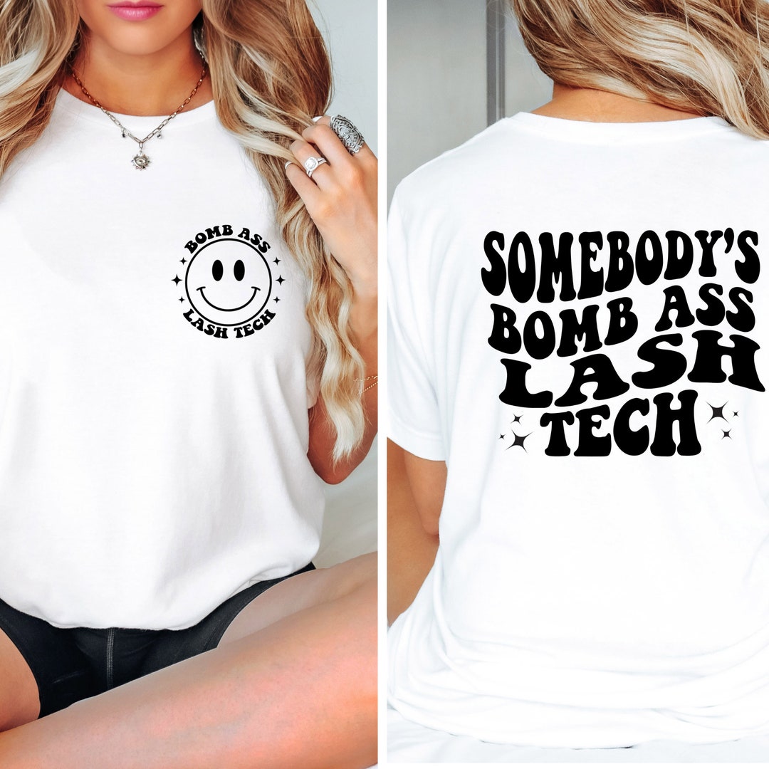 Lash Tech Shirt: Custom Eyelash Artist Apparel - Etsy