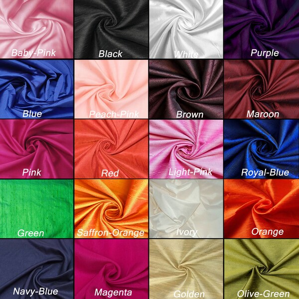 Dupioni Silk Fabric - Etsy