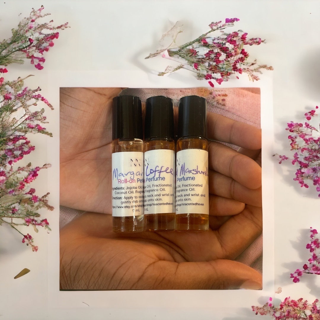 Roll on Perfume| 3 Natural Perfume Oil| Perfume Oil| Handmade ...