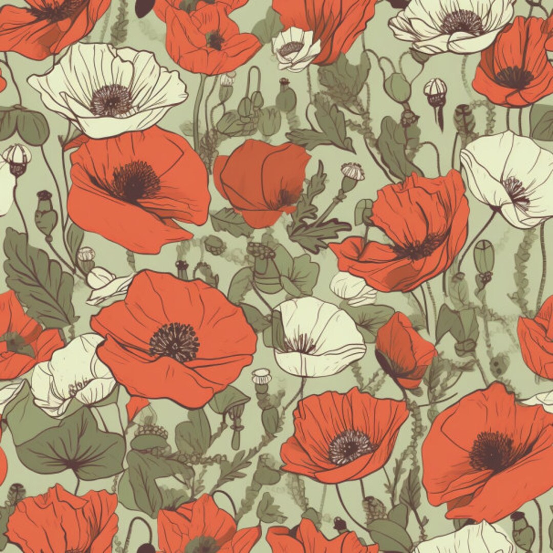 D-day Poppy Digital Artwork 10% of Profit Will Go to Www ...