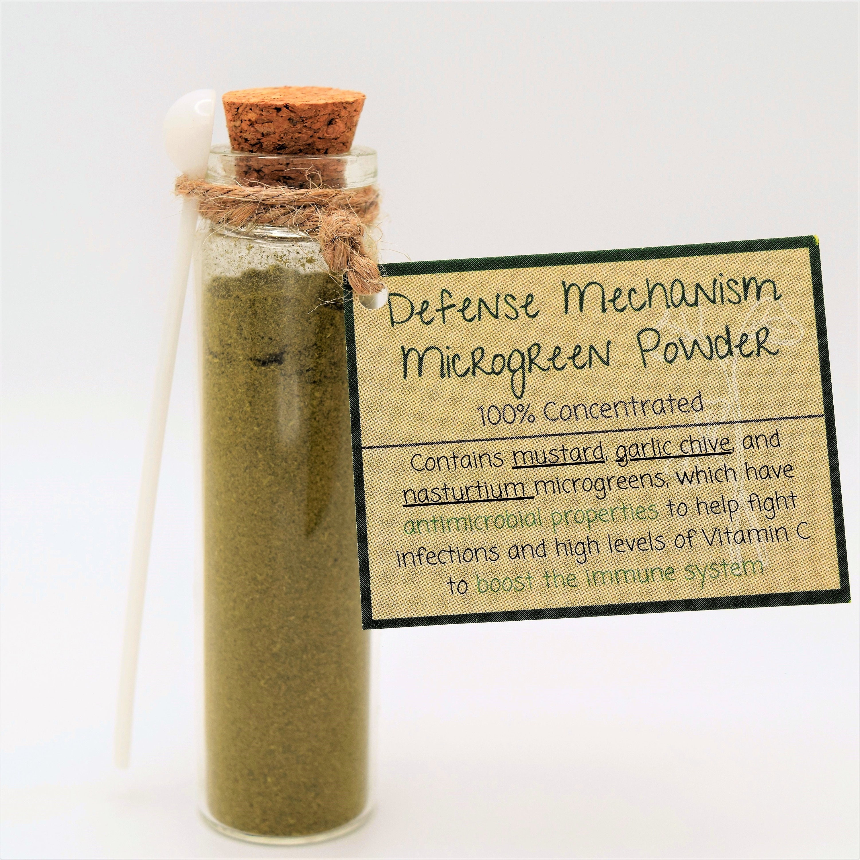 Microgreen Supplement Powder MIXES Concentrated, 1/8 Tsp Serving, One ...