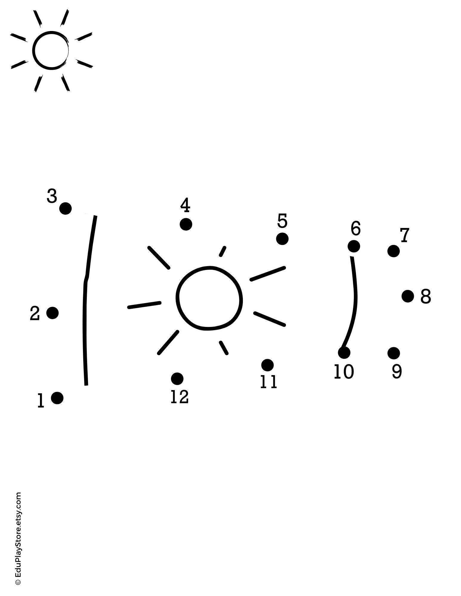 Summer Dot to Dot Coloring | Printable Connect the Dots PDF | 50 Pages ...
