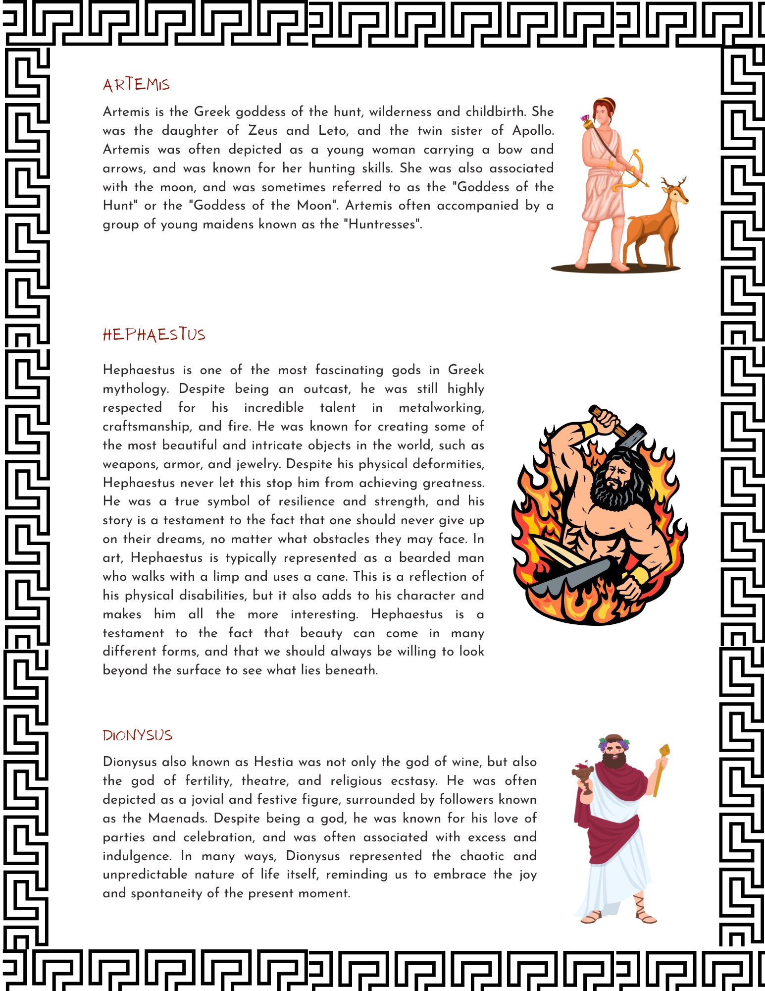 Explore Ancient Greece With Printable Games, Trivia and Worksheets ...