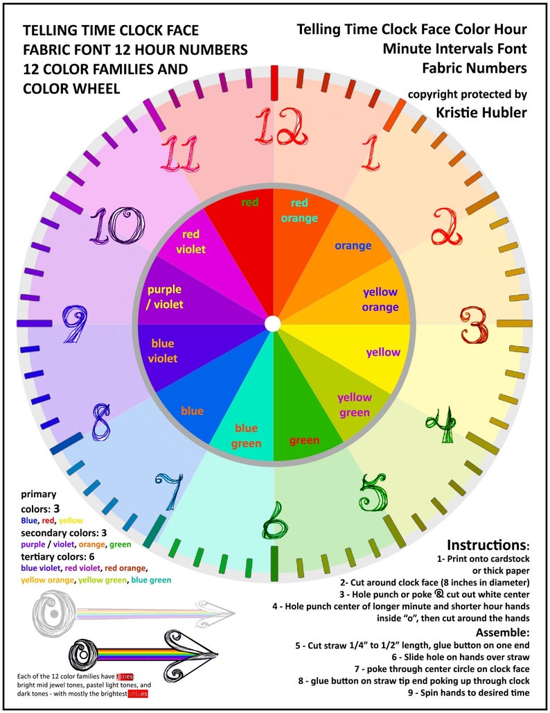 Explore Time With Fun : Printable Learning Clocks, Worksheets and Gifts ...