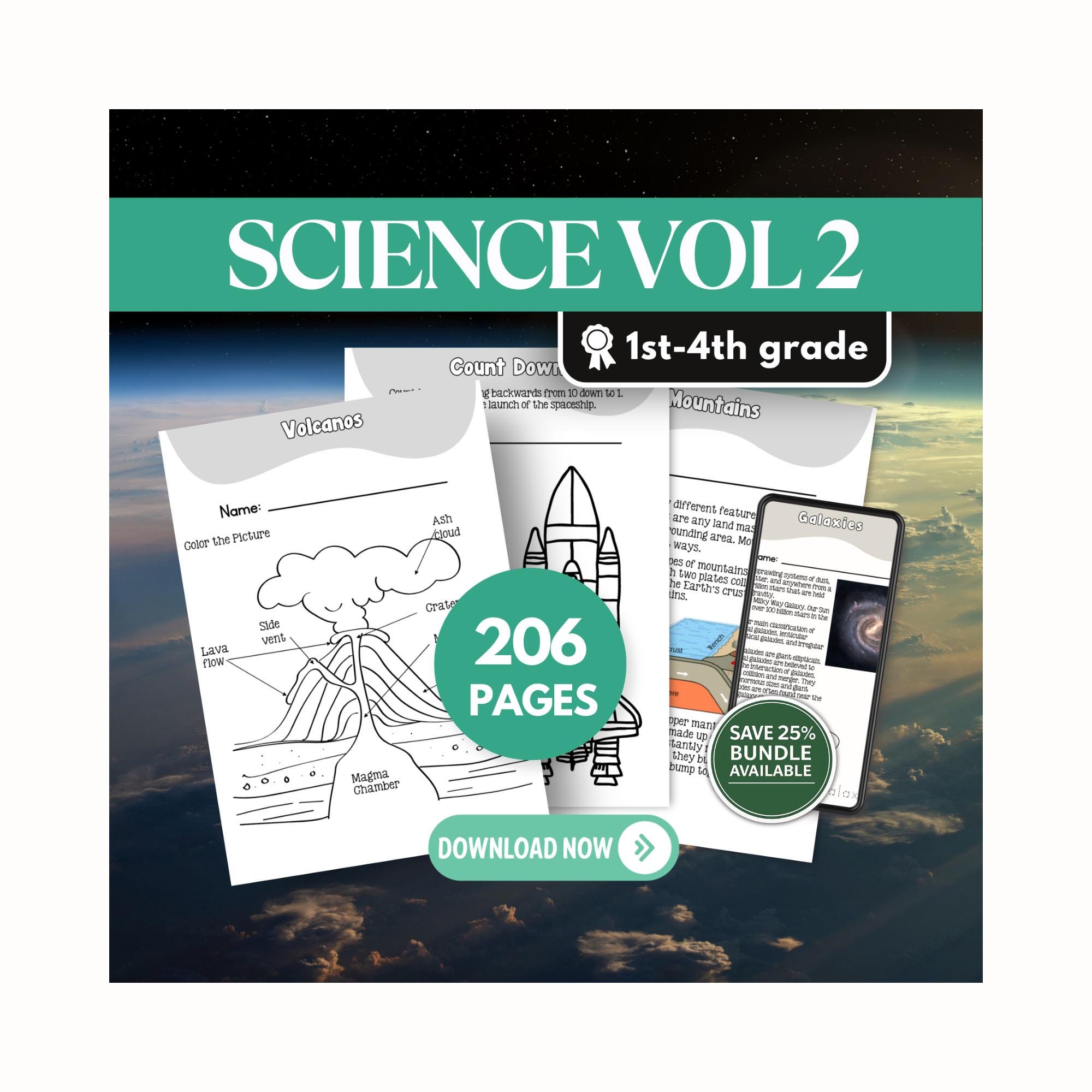 Science Worksheets | STEM Printable Workbook | Homeschool & Classroom ...
