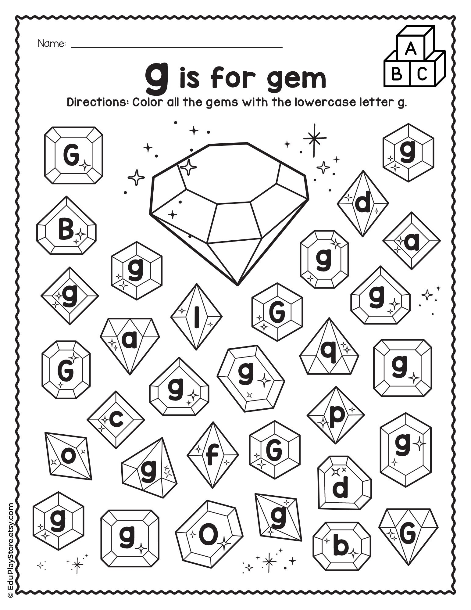 Discover the Letter Hunt : Engaging Alphabet Recognition Activity for ...