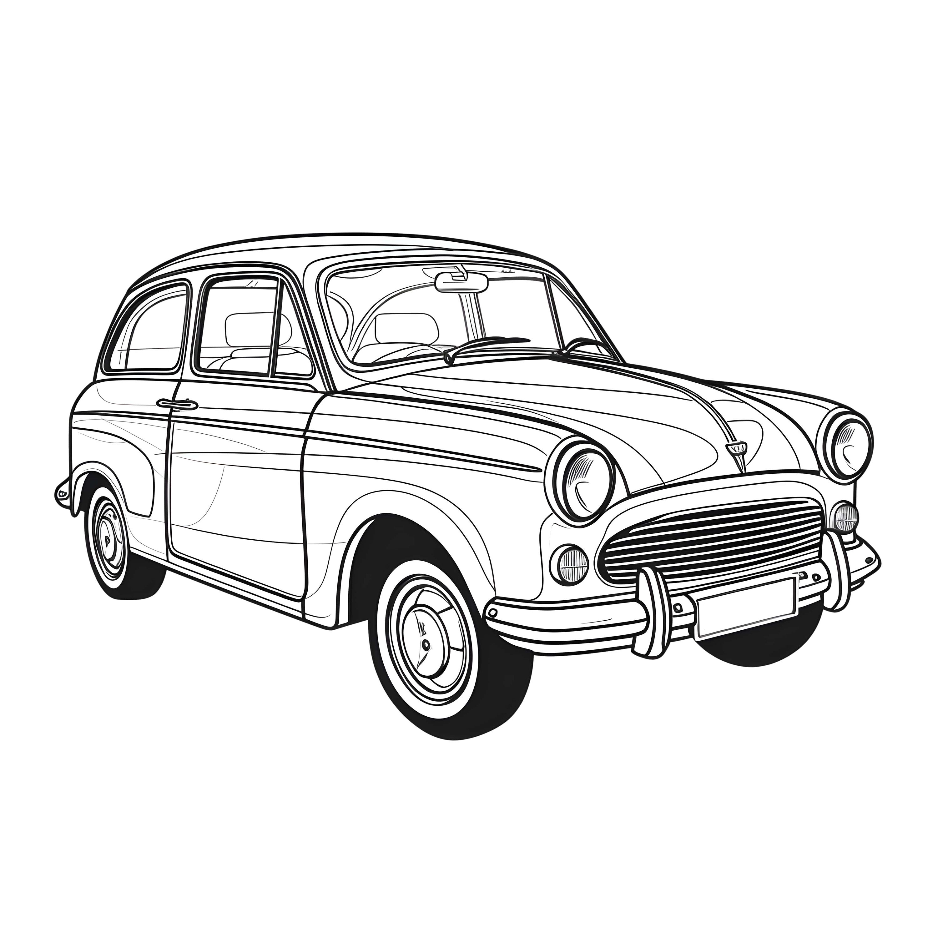 Cars Coloring Pages | Printable Car Coloring Book for Kids | Digital ...
