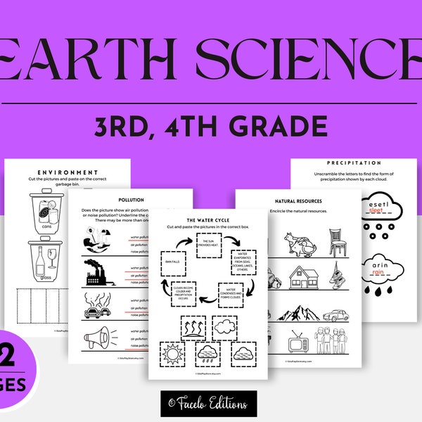 Education Worksheets - Etsy