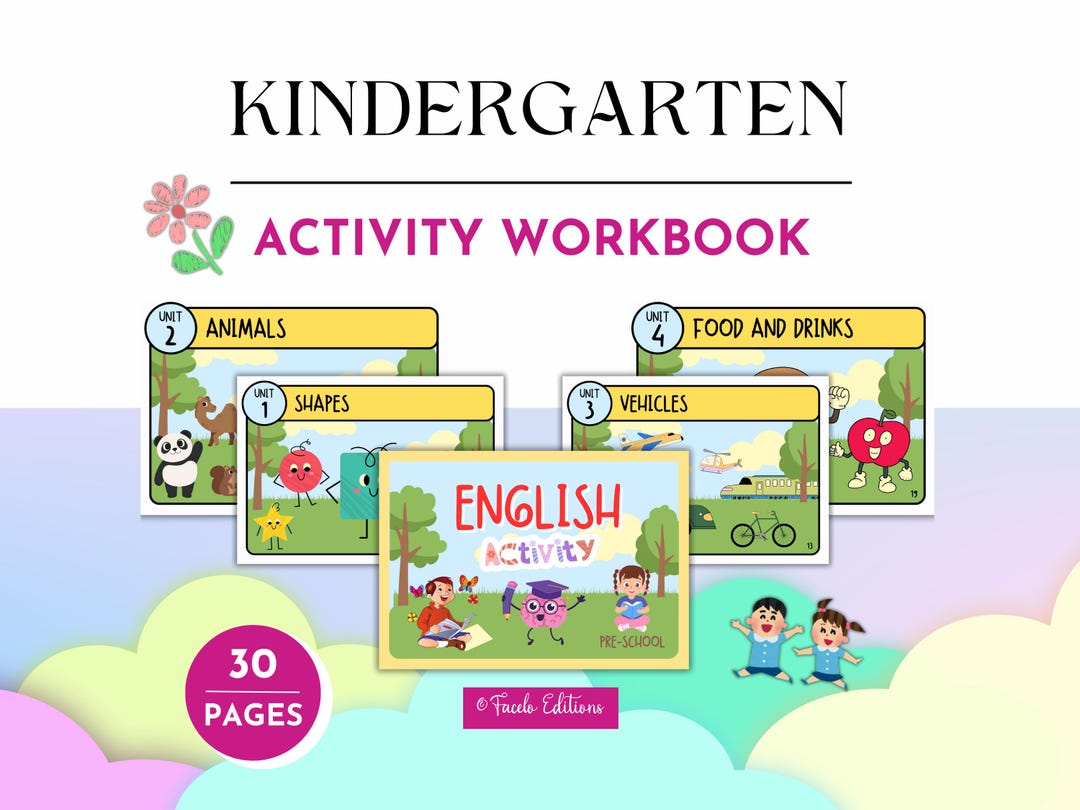 Pre-k English Activity Book | Preschool Worksheets | Printable Learning ...