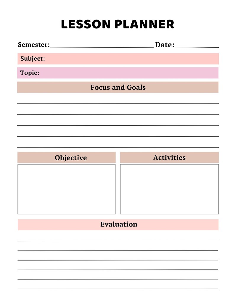 Get Organized With Our Teacher Planner 24-25 Includes Student Info ...