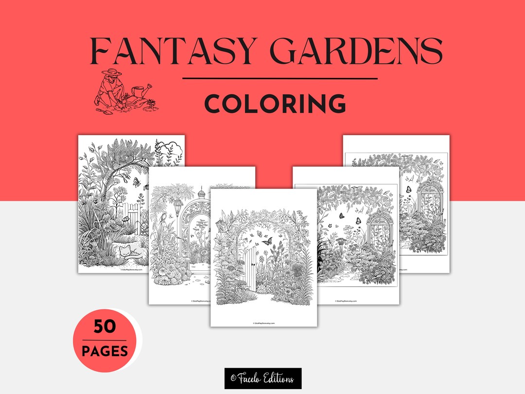 Unleash Your Creativity With Our Fantasy Coloring. Explore Enchanting ...
