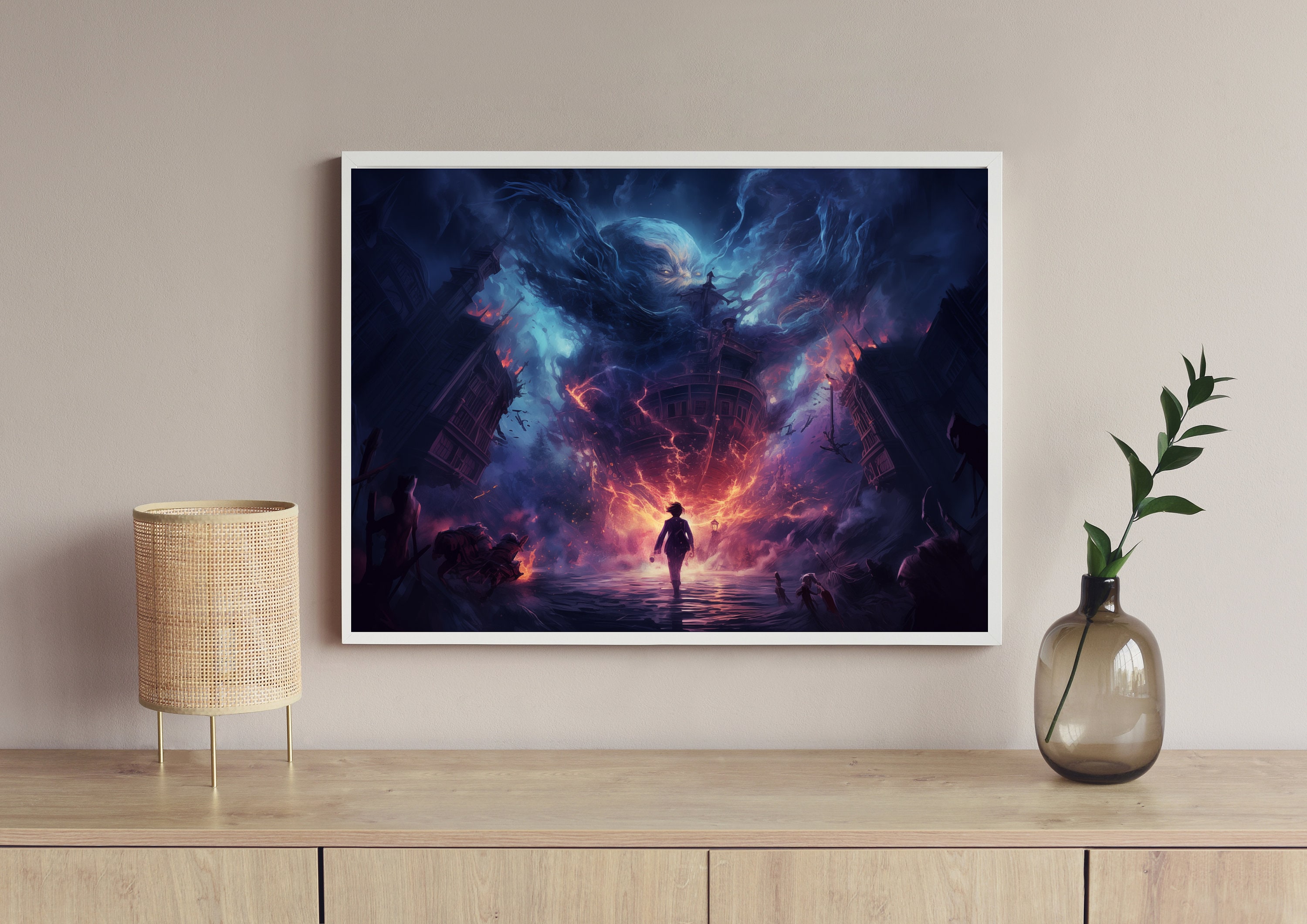 The Limbo Boat Poster Fantasy Fan-art Format A3 48x33cm other Format ...