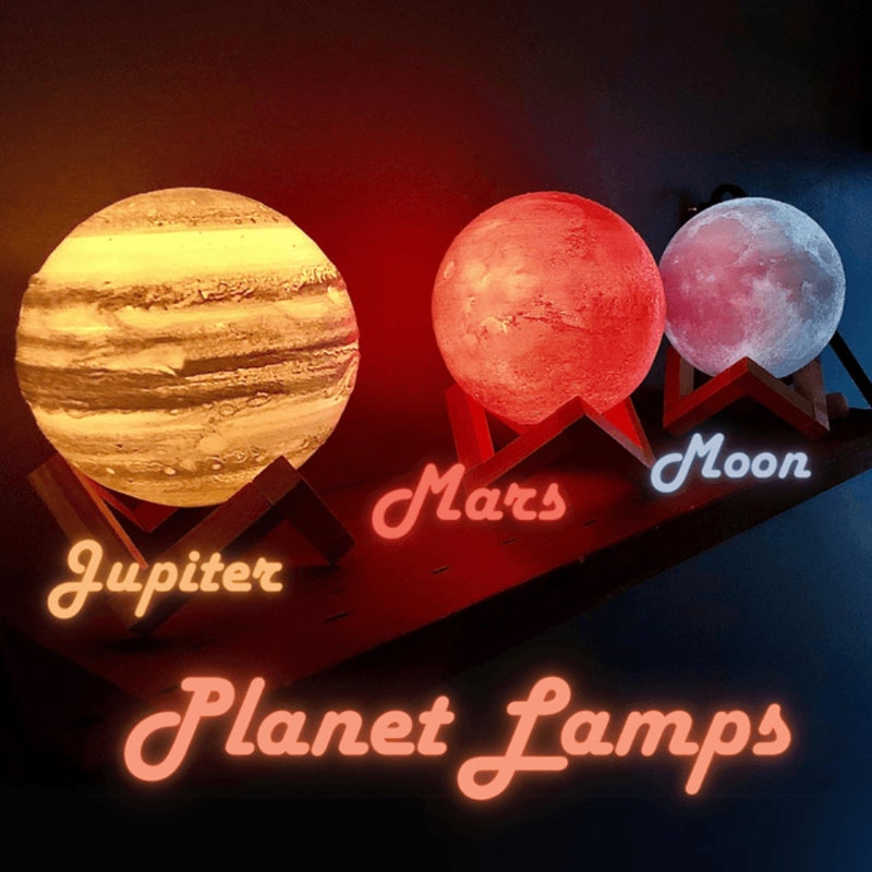 Earth Planet Lamps - Etsy