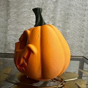 Spooky 3D Printed Jack-o'lantern Halloween Pumpkin Decoration - Etsy