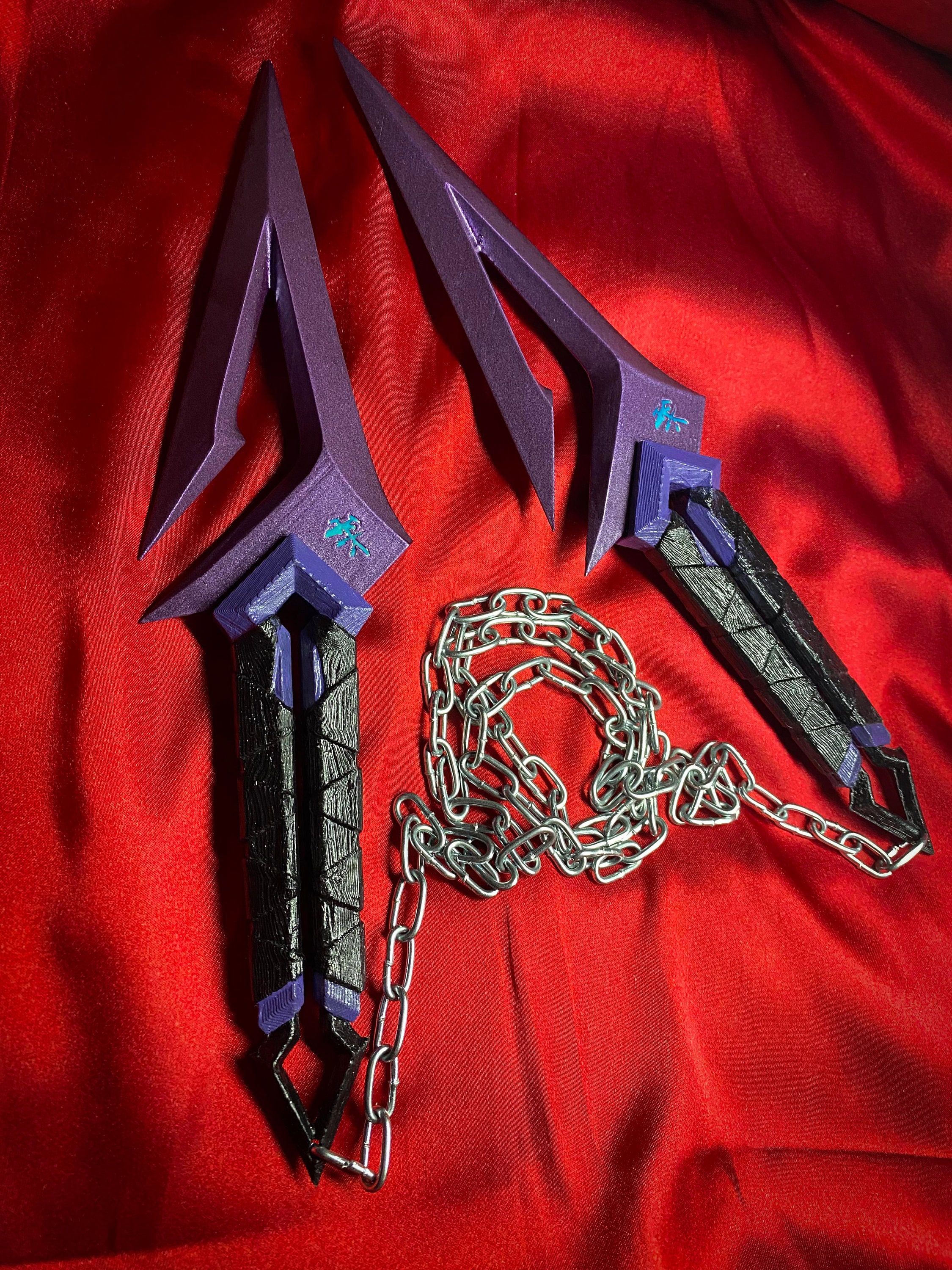 Valorant Kuronami Knife Purple-3d PRINT Knife-valorant Cosplay-valorant ...